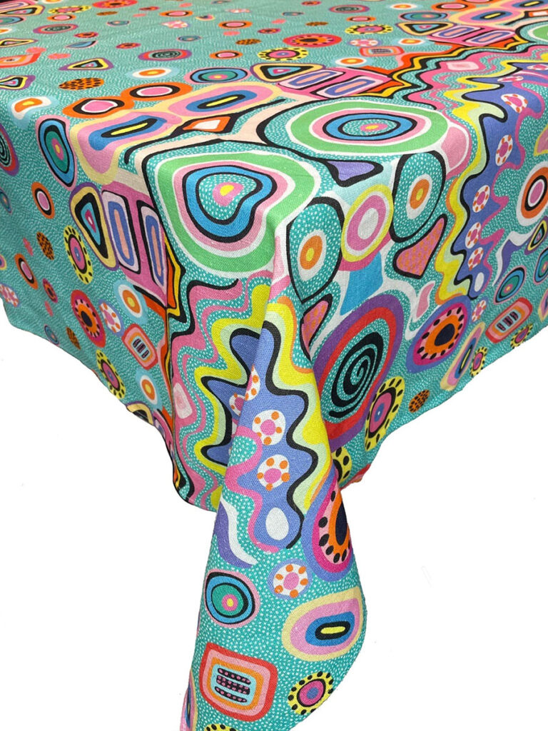 Cascade Printed Tablecloth - Lisa Todd Designs